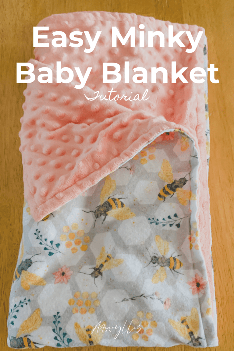 Easy Baby Blanket Tutorial - Amaryllis Lane