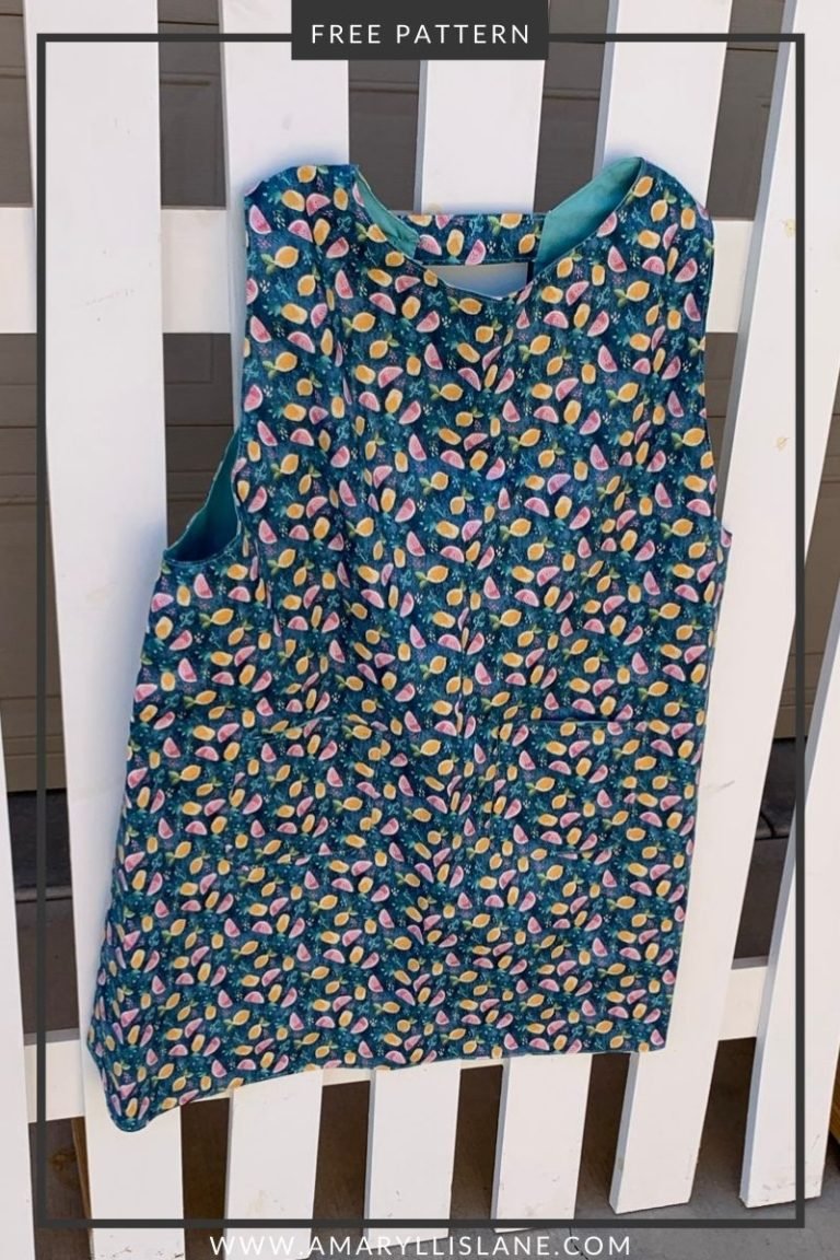 Full Coverage Apron Free Pattern - Amaryllis Lane